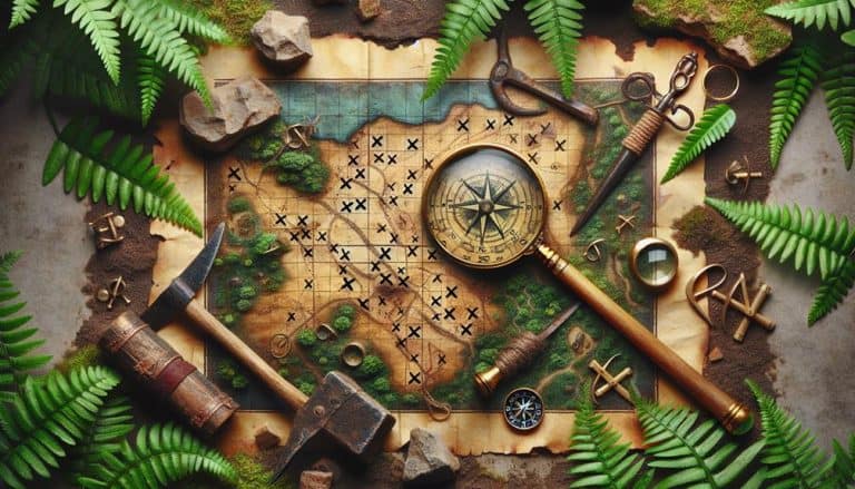 Ancient Civilizations Buried Treasures Map - TVMDC