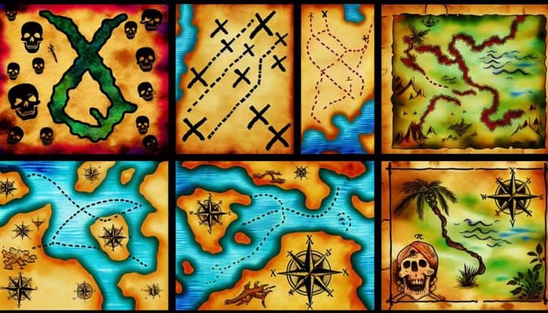 Map Symbols For Buried Treasures - TVMDC