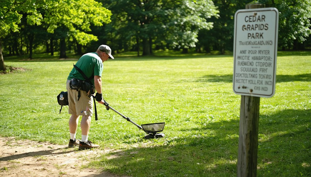 Metal Detecting In Cedar Rapids, Iowa: Permits, Parks & Rules